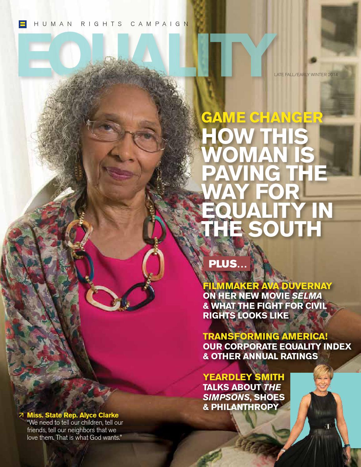 Equality Magazine Late Fall/Early Winterl 2014 by Human Rights Campaign ...