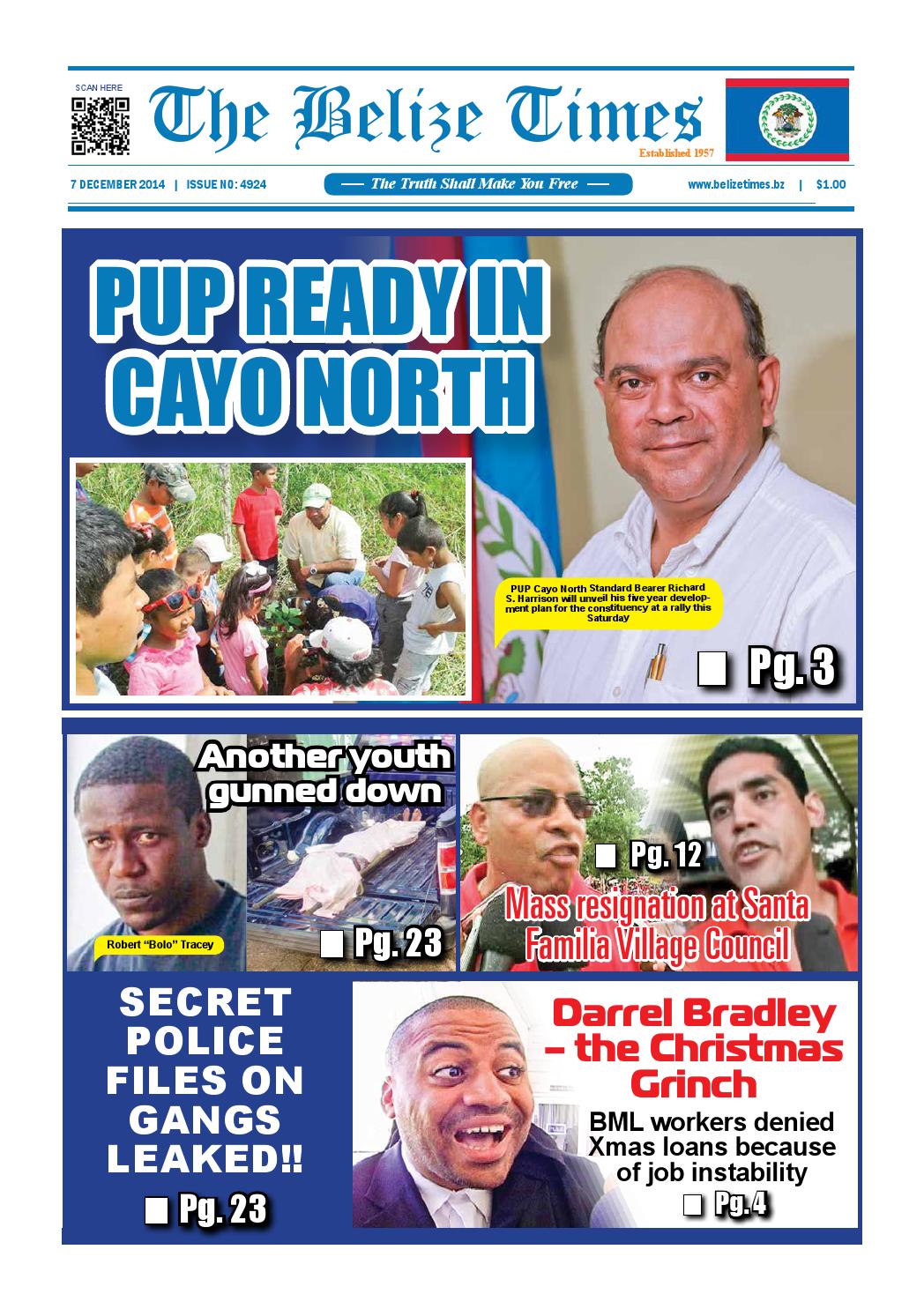 Belize Times December 7, 2014 by Belize Times Press - Issuu