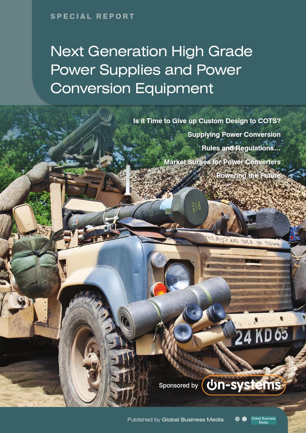 Defence Industry reports – Next Generation High Grade Power Supplies ...