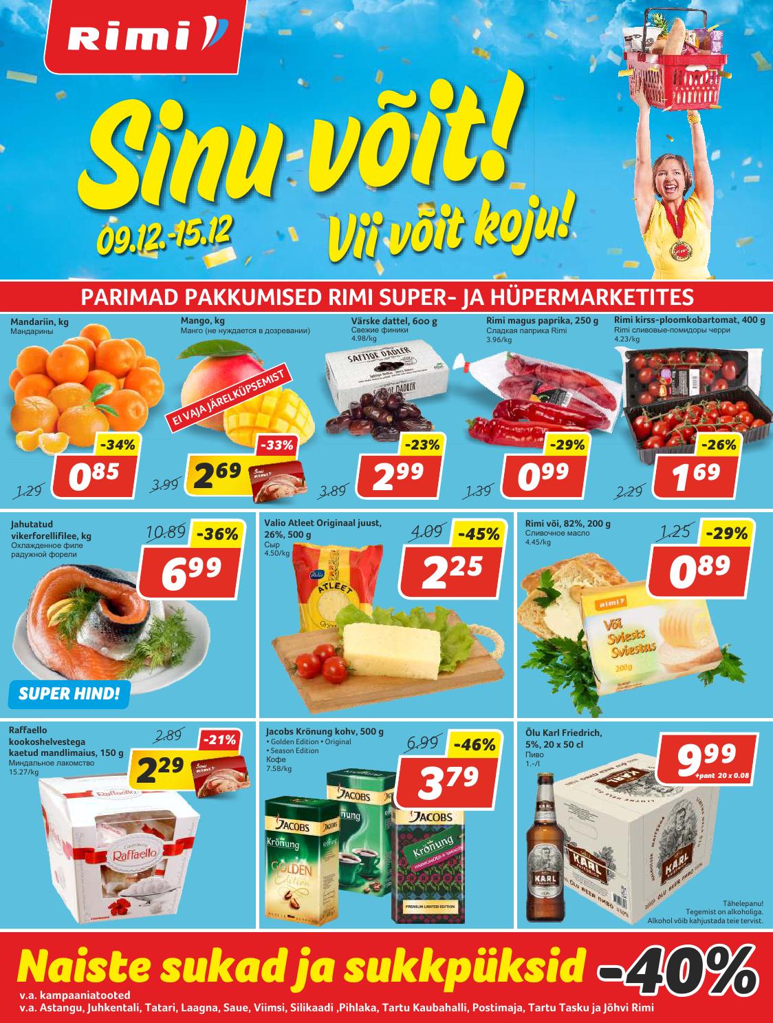 Sinu Võit! 09.12-15.12 by Rimi - Issuu