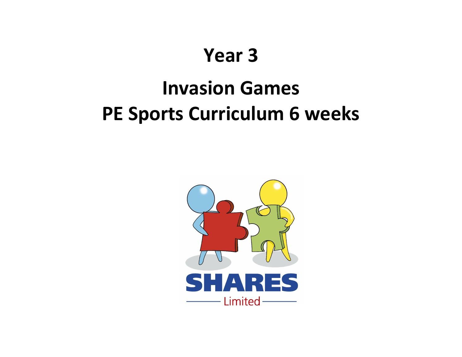 Invasion Games Lesson Plans Year 3 by Schudio - Issuu