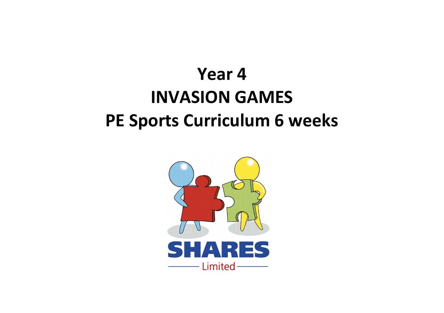 Invasion Games Lesson Plans Year 4 by Schudio - Issuu