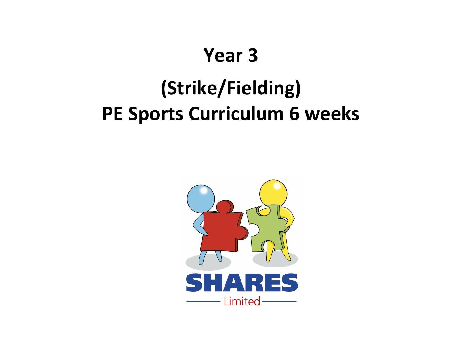 Striking and Fielding Lesson Plans Year 3 by Schudio - Issuu