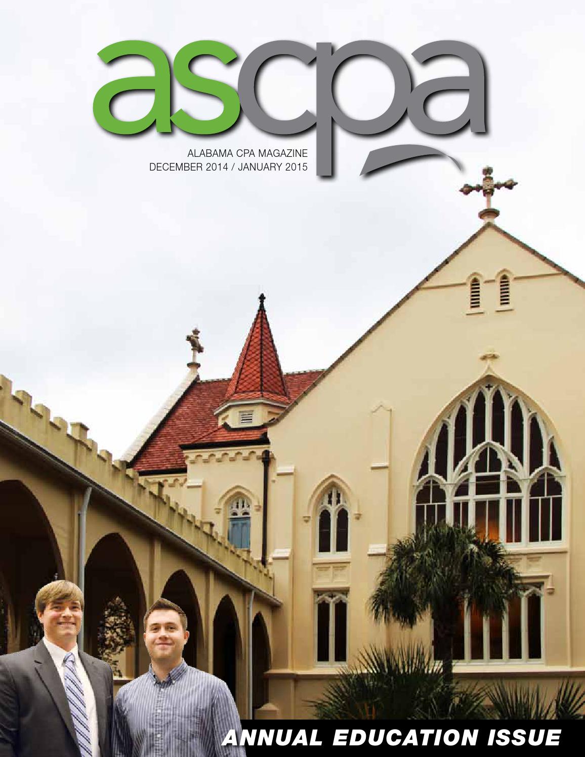 ASCPA Magazine Dec 2014 Jan 2015 by Alabama Society of CPAs - Issuu