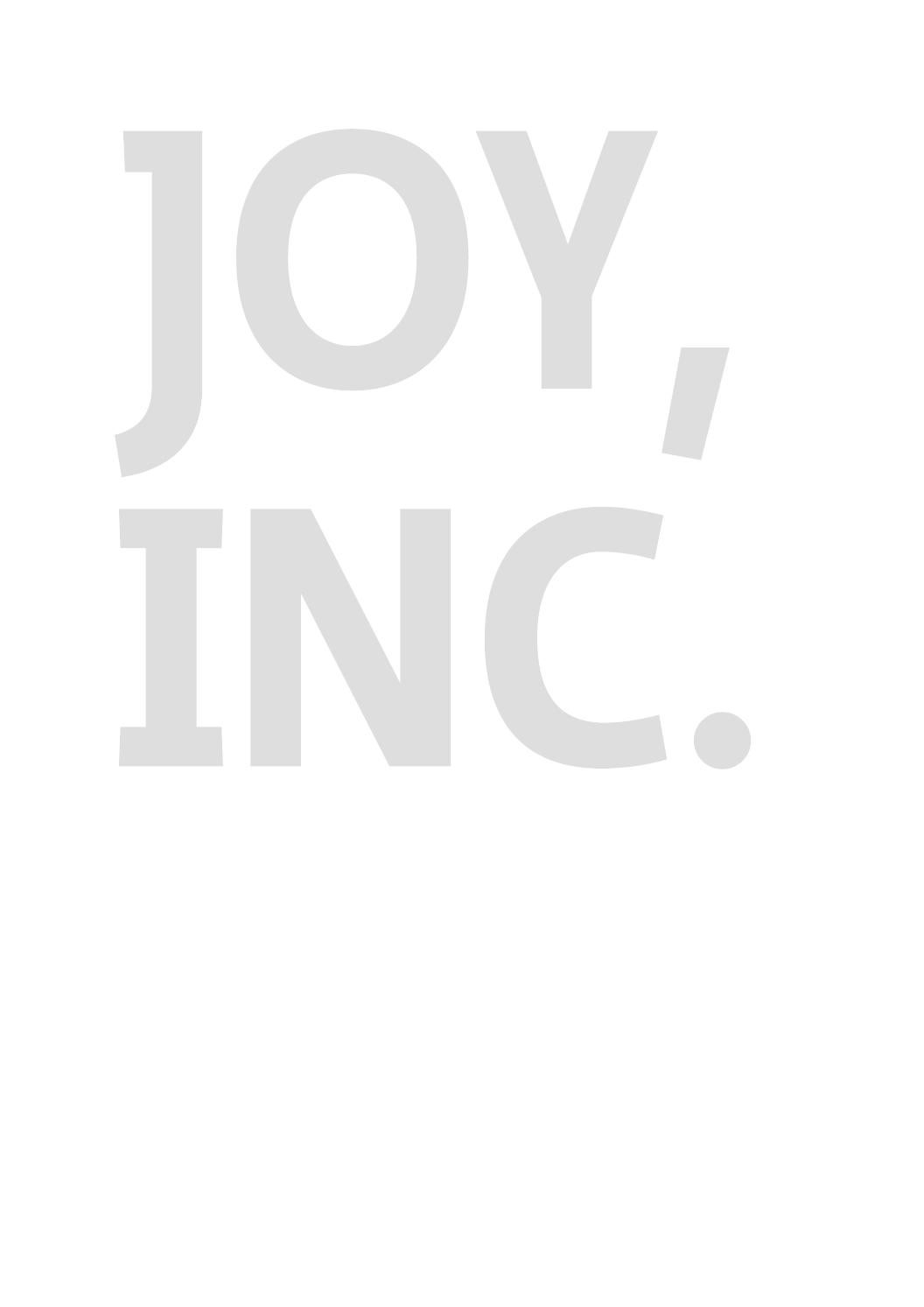Joy, Inc by Editura Publica - Issuu