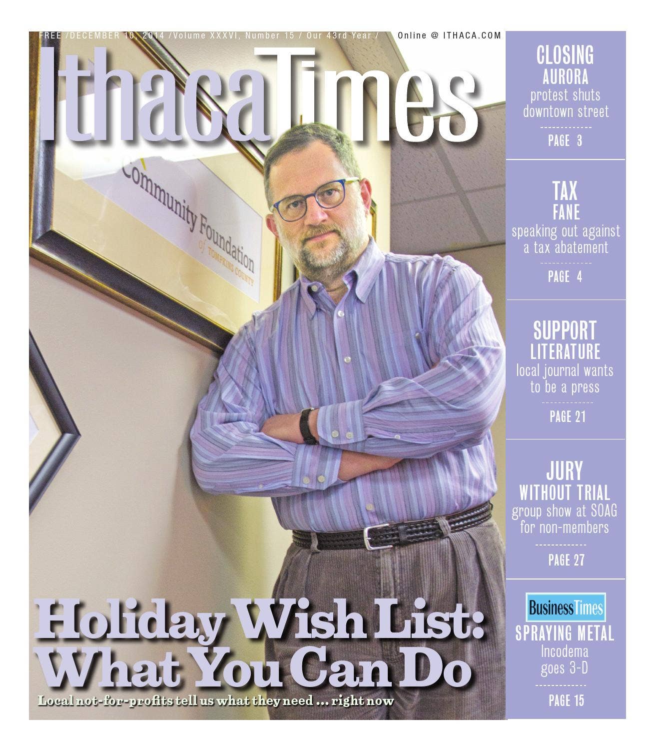 Ithaca Times – December 10, 2014 by Ithaca Times - Issuu