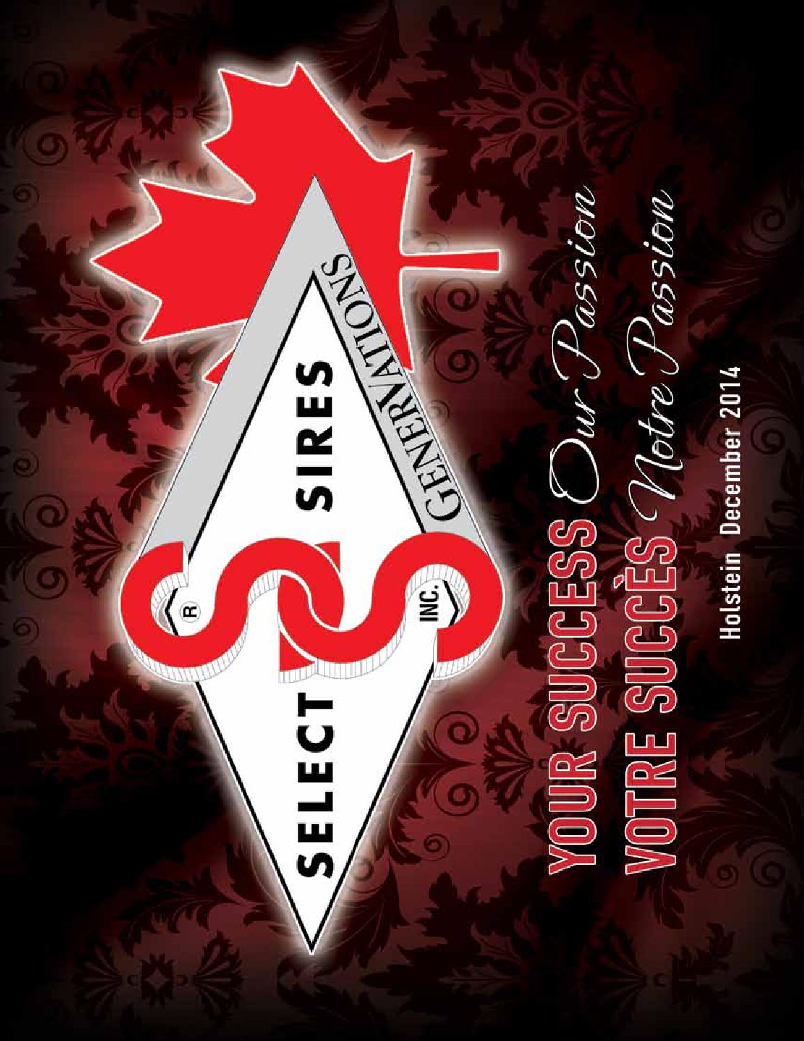 December 2014 Select Sires GenerVations Sire Directory by Select Sires ...