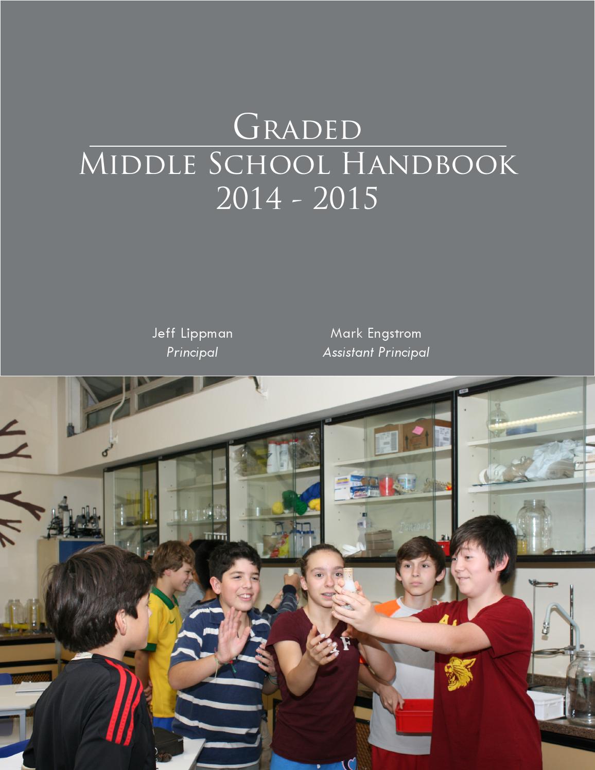 Middle School Handbook 2014 - 15 by Graded School - Issuu