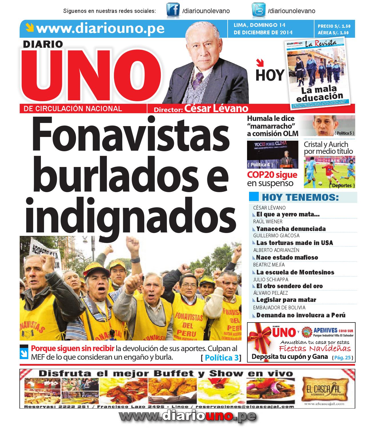 Diario UNO - 14 Diciembre 2014 by Diario UNO - Issuu