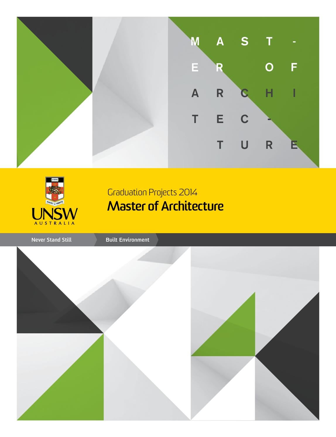 Graduation Projects 2014 - Master of Architecture by UNSW Built ...