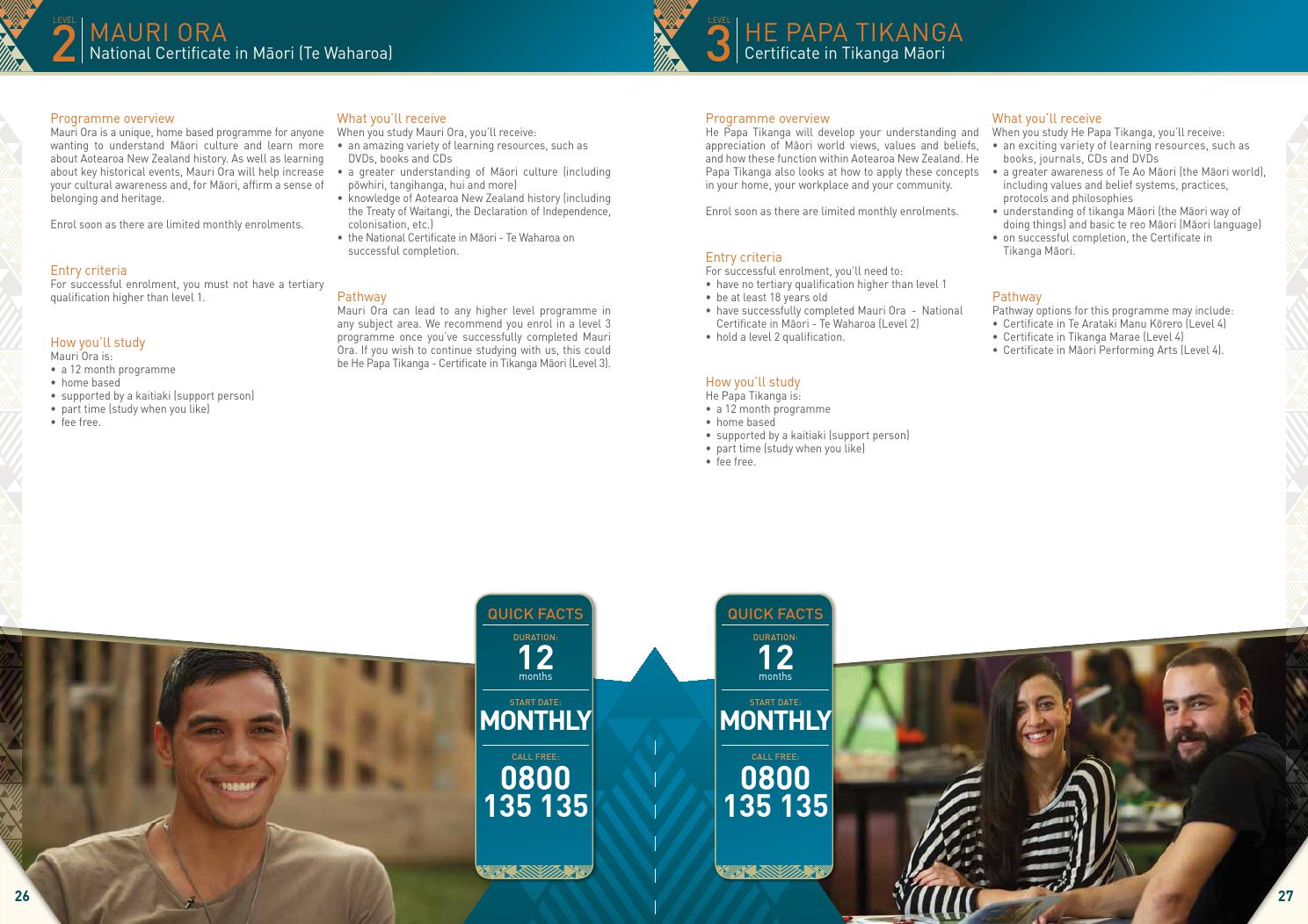Te Waharoa Prospectus 2015 by Te Wananga o Aotearoa - Issuu