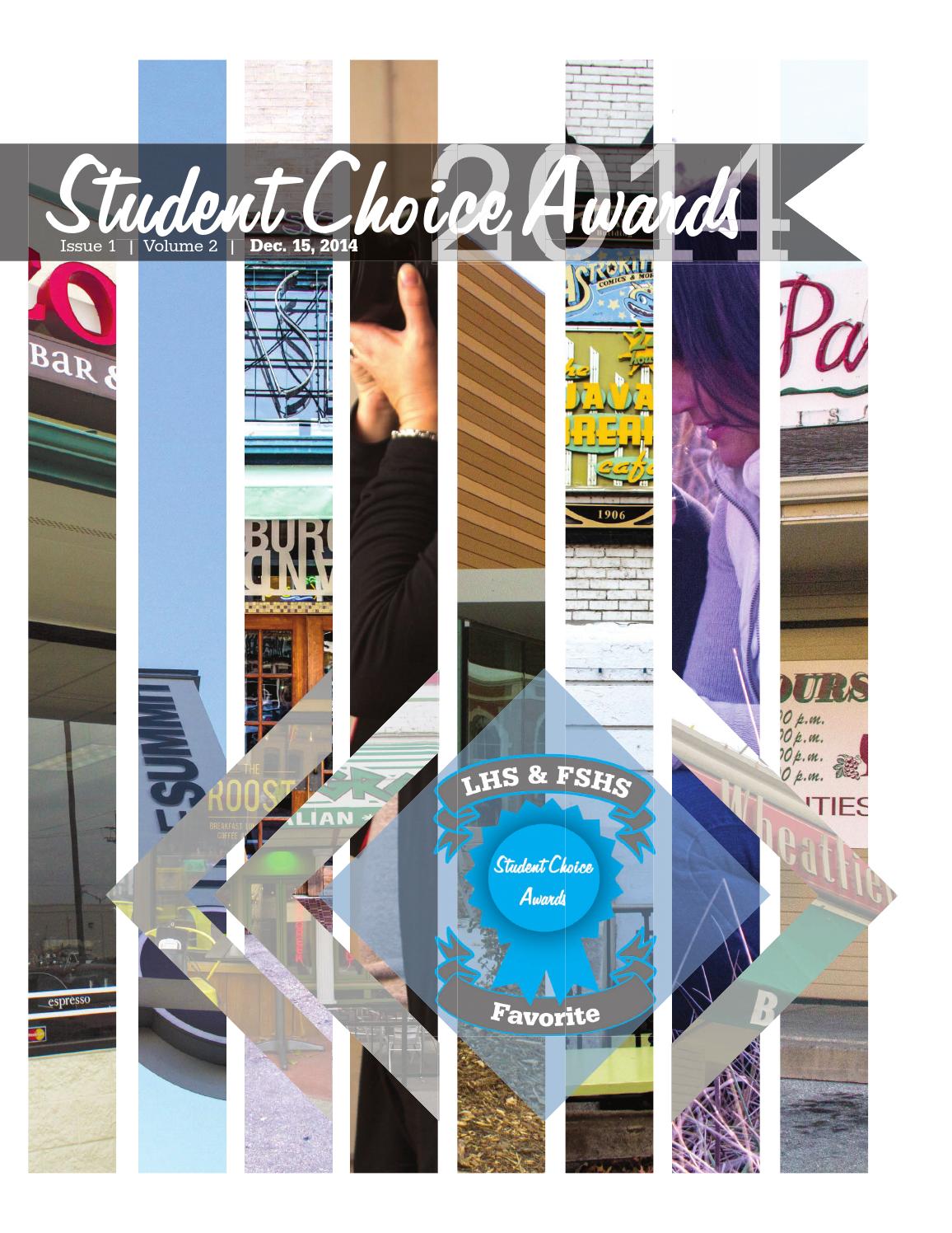 Special Edition: Student Choice by FSJournalism - Issuu