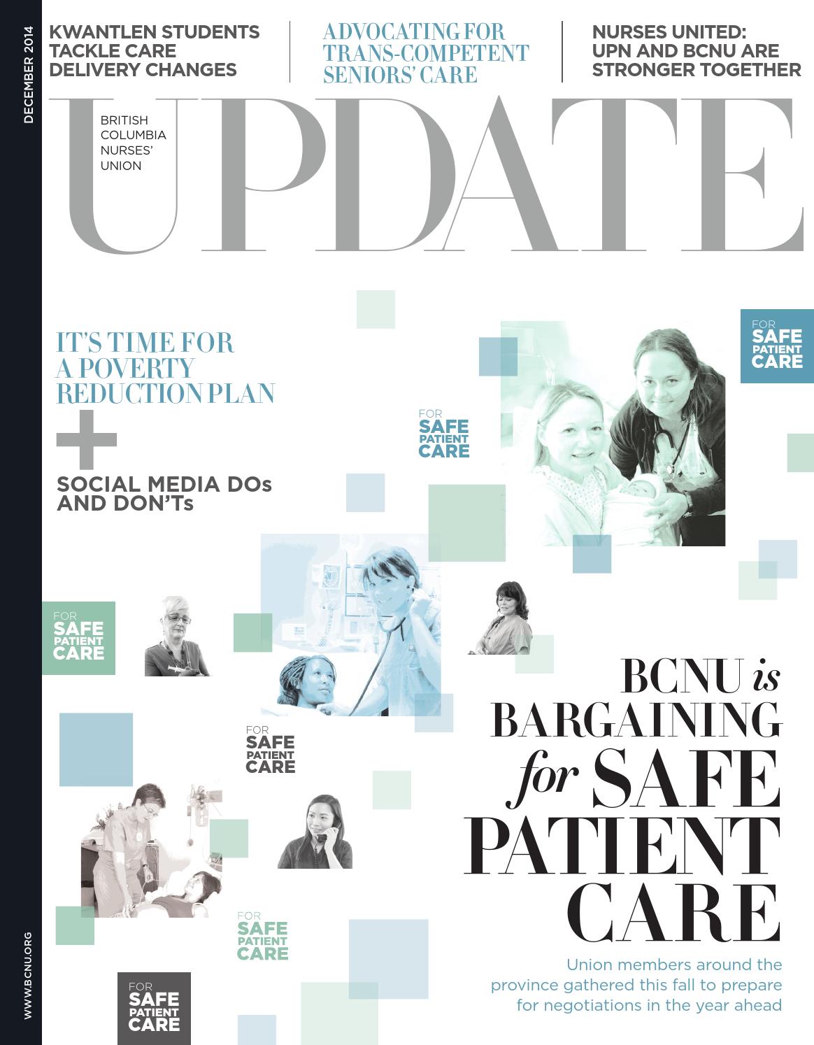 BCNU Update Magazine December 2014 by BC Nurses' Union - Issuu