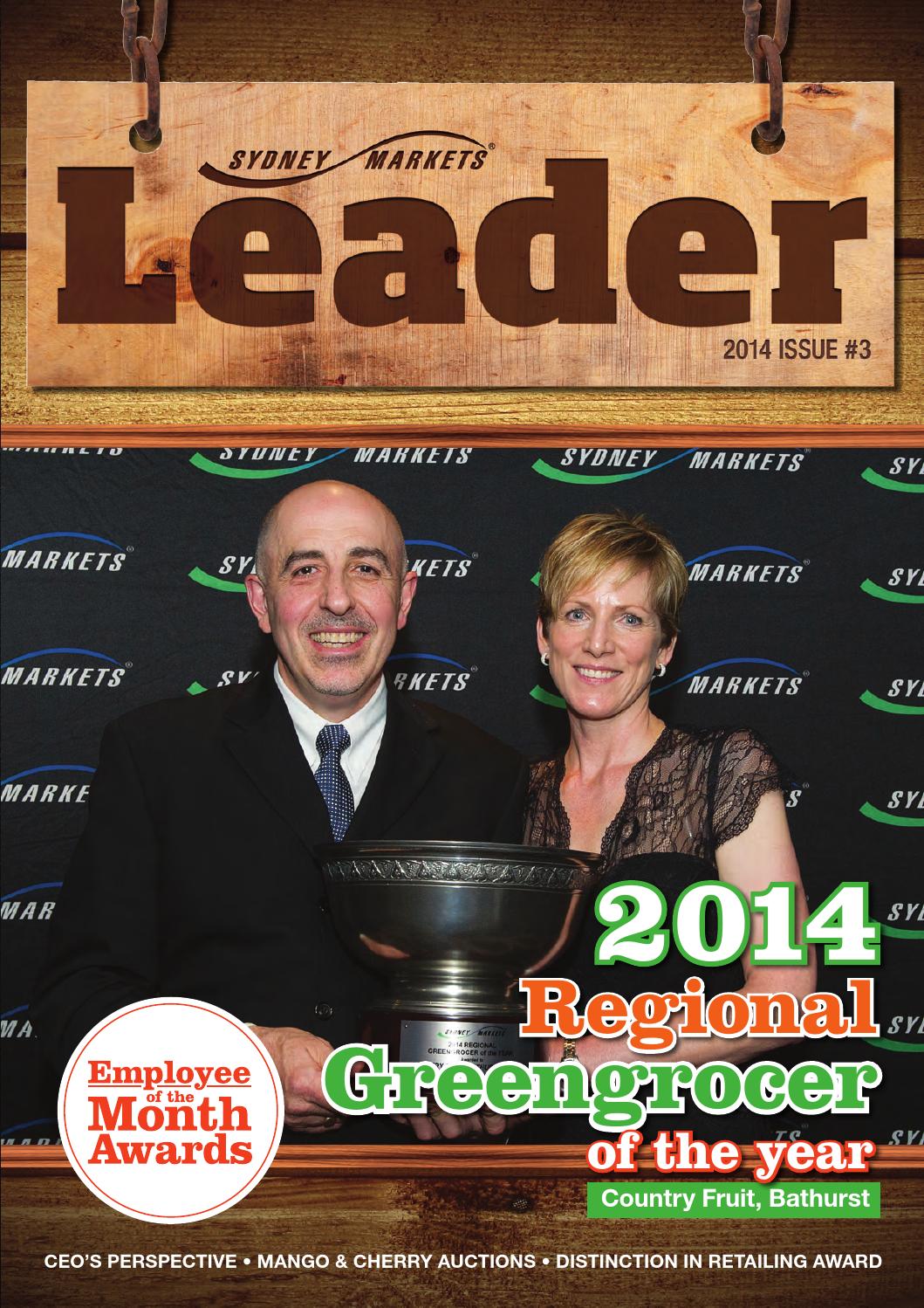 Sydney Markets Leader 2014 Issue #3 by Sydney Markets - Issuu