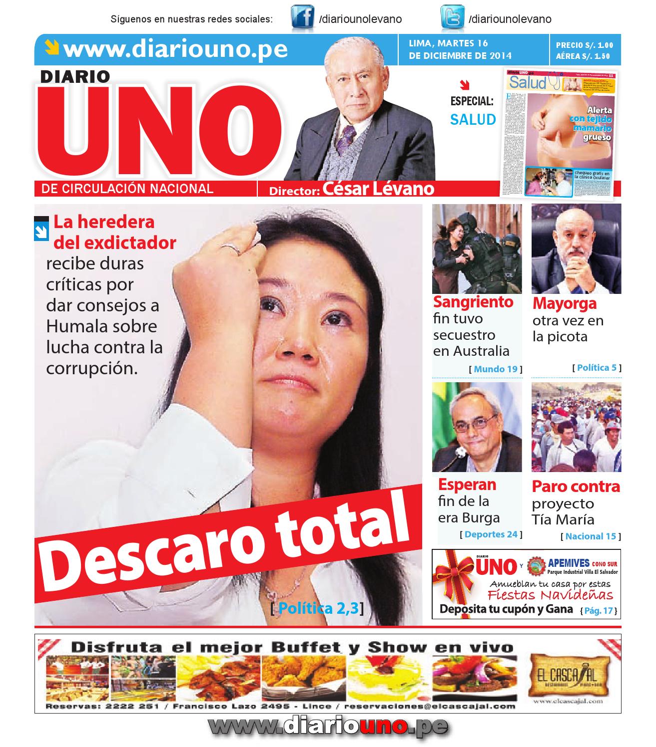 Diario UNO - 16 Diciembre 2014 by Diario UNO - Issuu