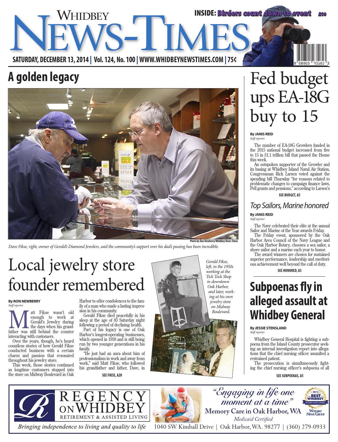Whidbey News-Times, December 13, 2014 by Sound Publishing - Issuu
