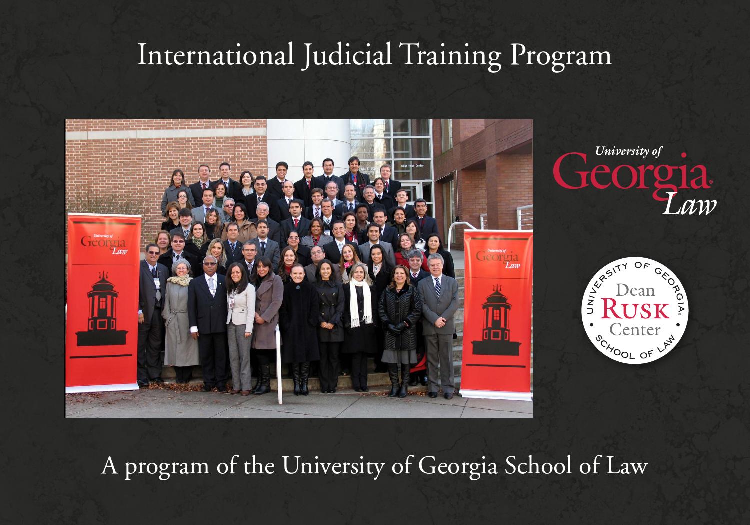 International Judicial Training Program by University of Georgia School ...