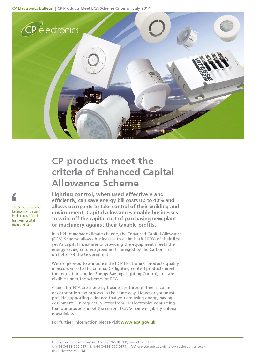 CP Electronics - ECA Scheme Bulletin by MicroGraphix Design Services ...