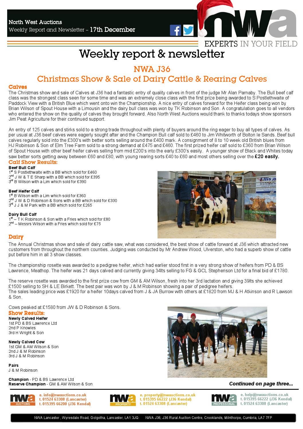 NWA Weekly Newsletter by North West Auctions - Issuu