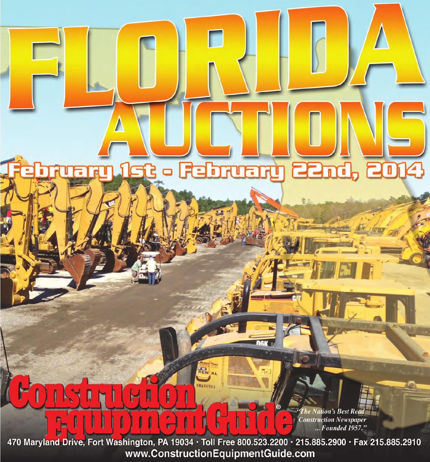 2014 Florida Auctions by Construction Equipment Guide - Issuu