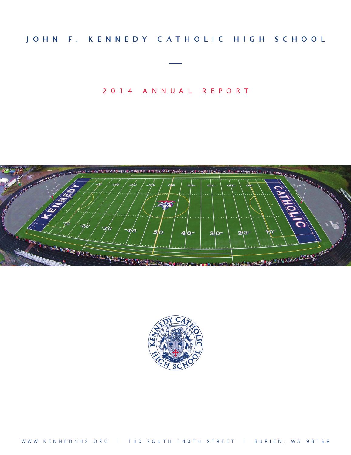 Kchs annual report 2013 14 v3 by Kennedy Catholic High School - Issuu
