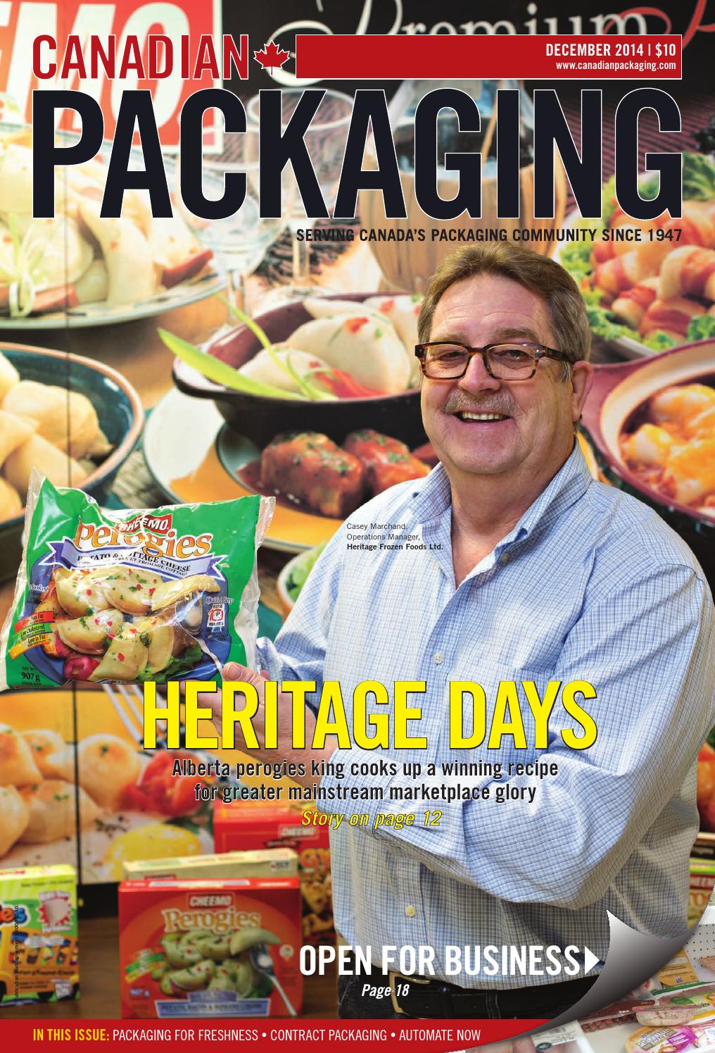 Canadian Packaging December 2014 by Annex Business Media - Issuu