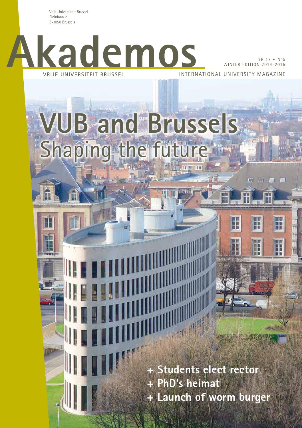 Akademos december 2014 ENG by Vrije Universiteit Brussel - Issuu