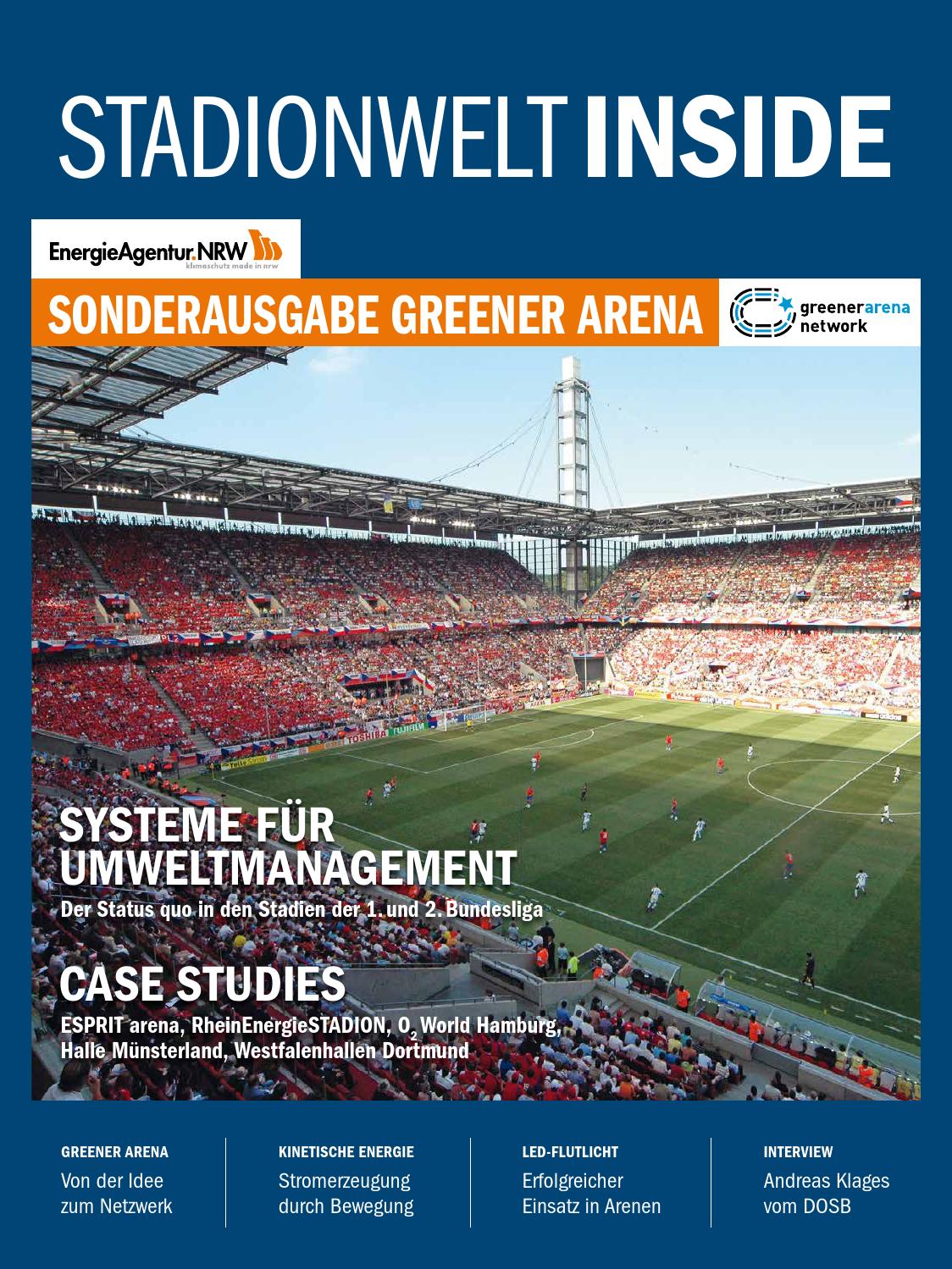 Stadionwelt Inside - Sonderausgabe Greener Arena by THEMA1 ...
