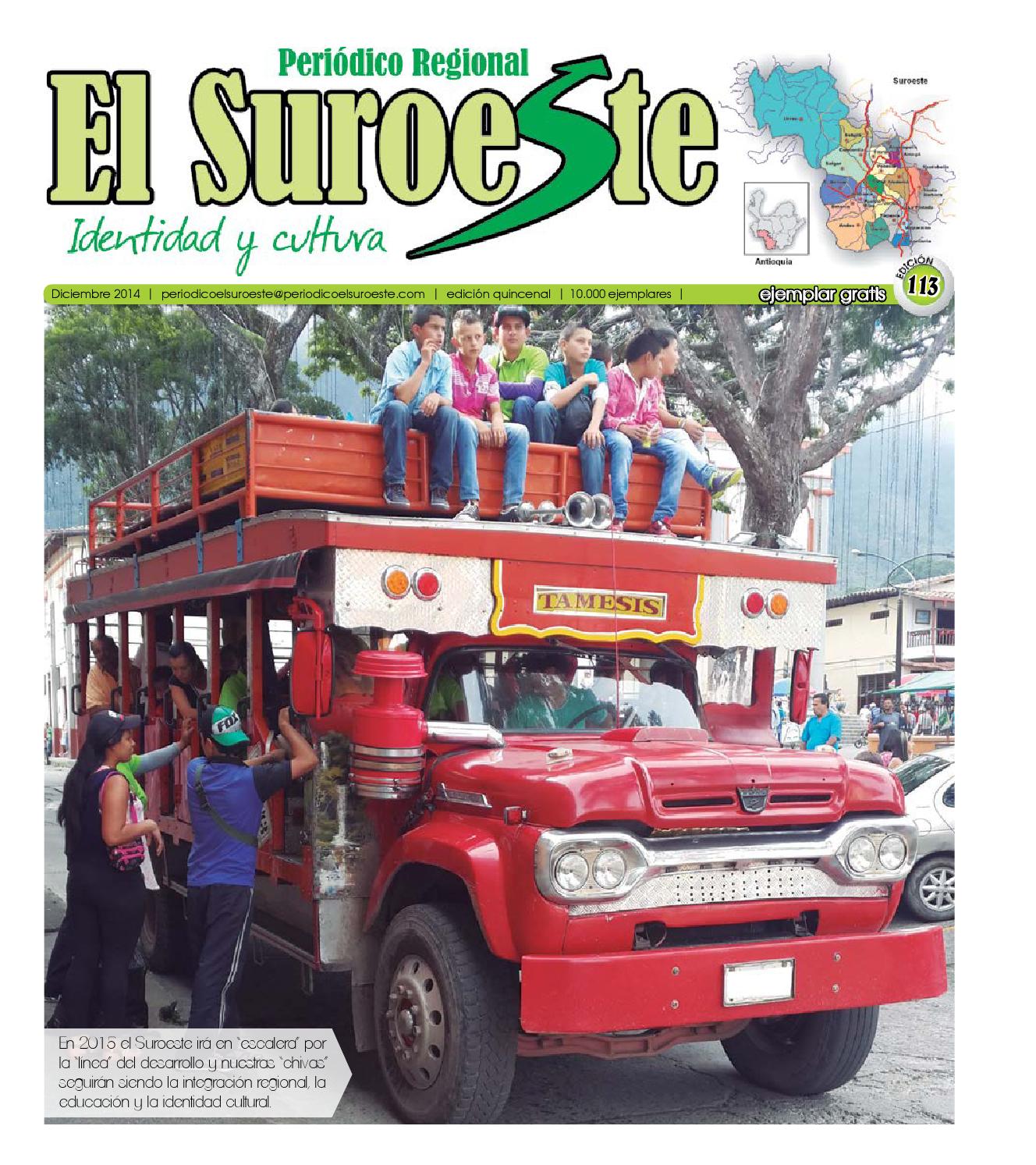 Periódico El Suroeste edición 113 diciembre 2014 by Periódico EL ...