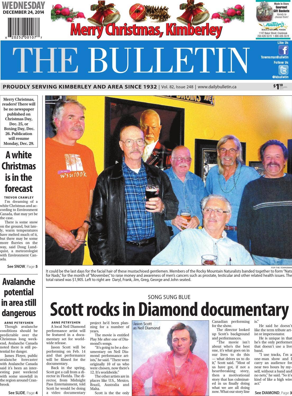 Kimberley Daily Bulletin, December 24, 2014 by Black Press Media Group ...