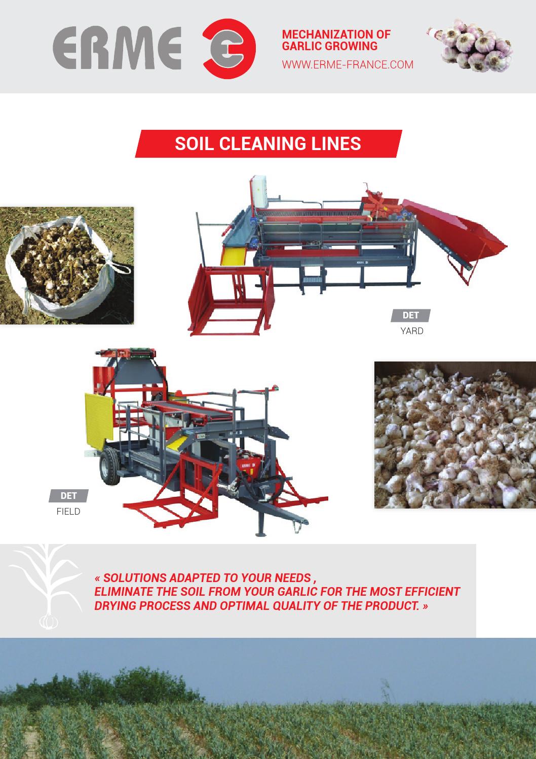 Soil cleaning lines for garlic by Horticultura & Poscosecha - Issuu