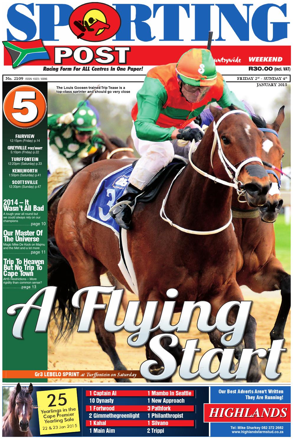 2-4 Jan #2109 Sporting Post by Sporting Post - Issuu