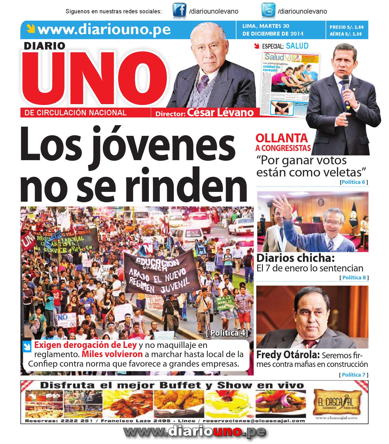 Diario UNO - 30 Diciembre 2014 by Diario UNO - Issuu