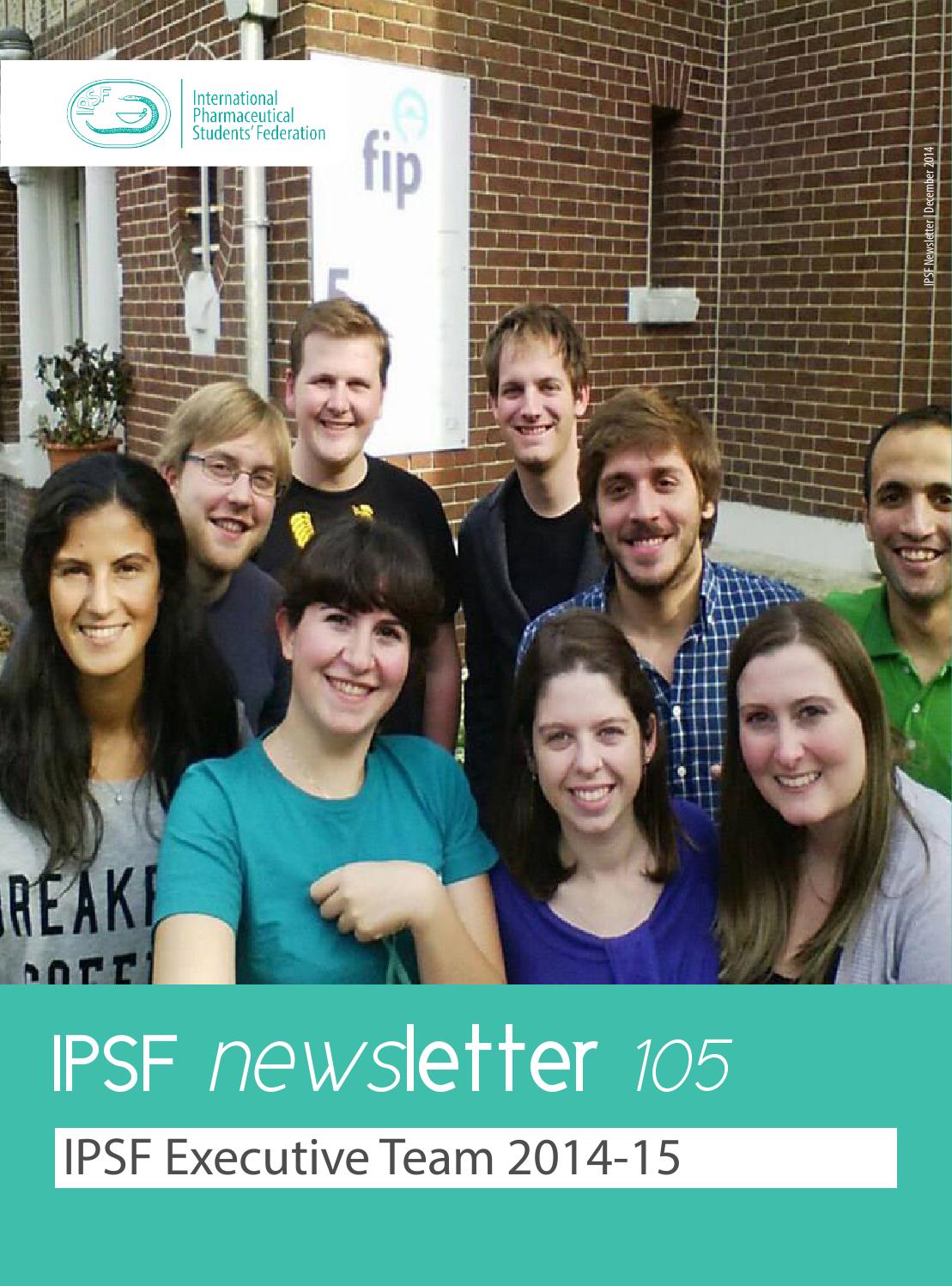 IPSF Newsletter, Issue #105 by International Pharmaceutical Students ...