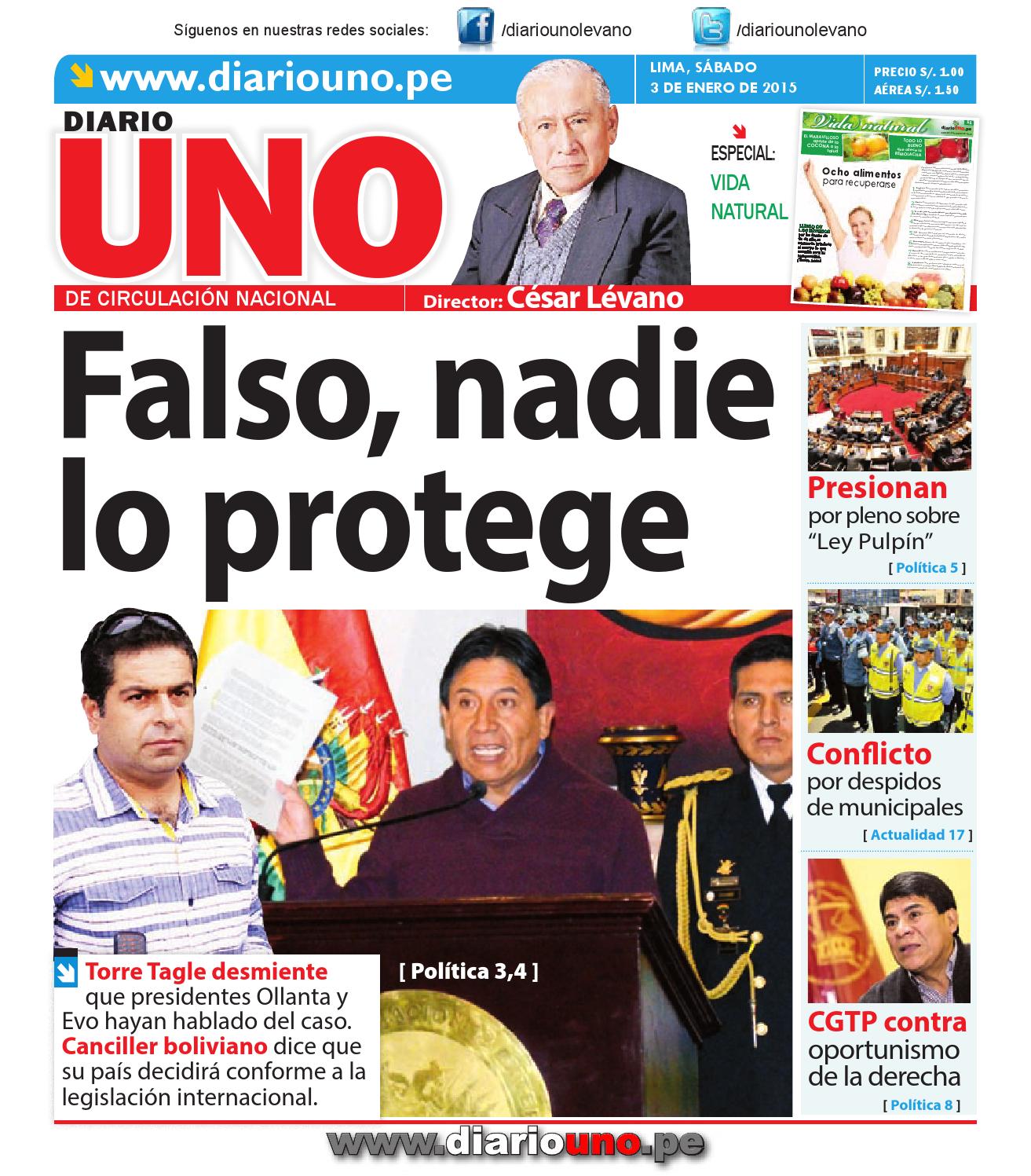 Diario UNO - 03 Enero 2015 by Diario UNO - Issuu