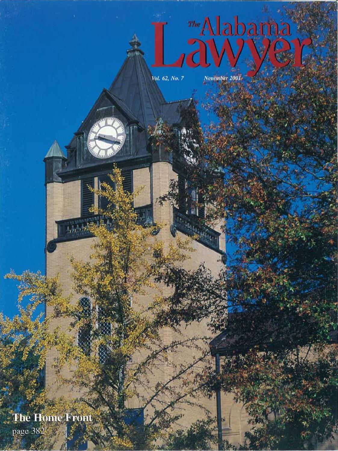 Lawyer 11 01 web by Alabama State Bar Association - Issuu