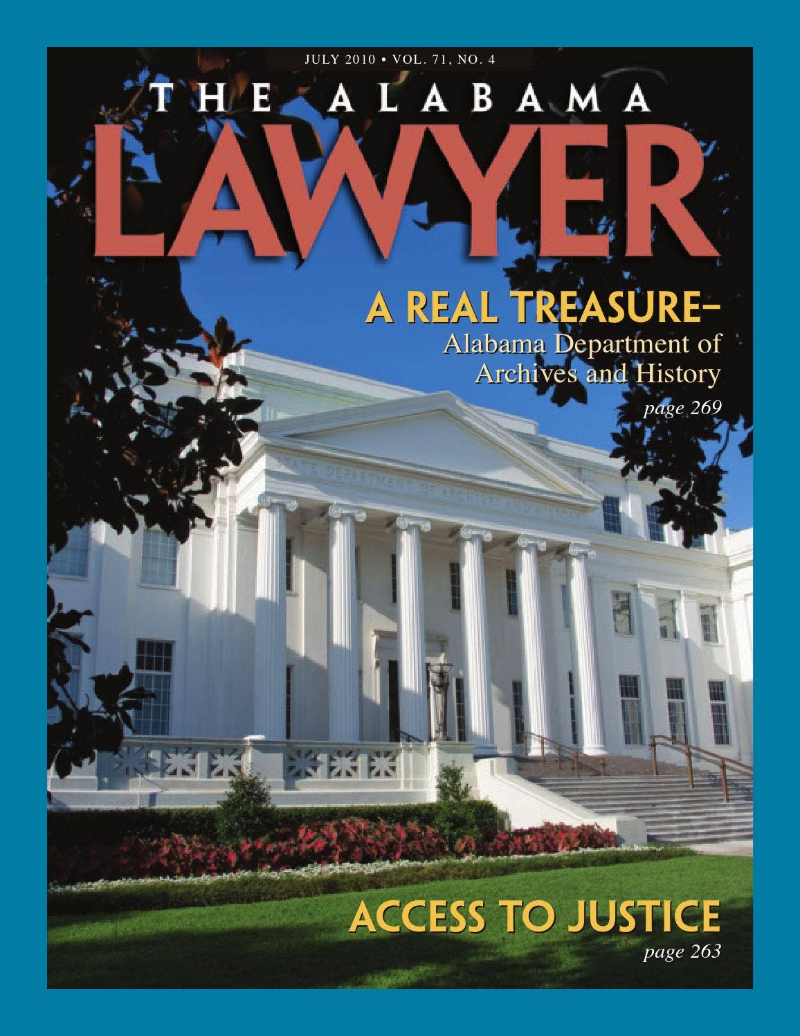 Al lawyer july 2010 by Alabama State Bar Association - Issuu