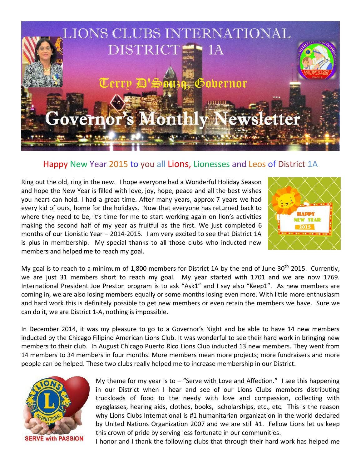 Governors newsletter for january 2015 by Dr. Austin Prabhu - Issuu