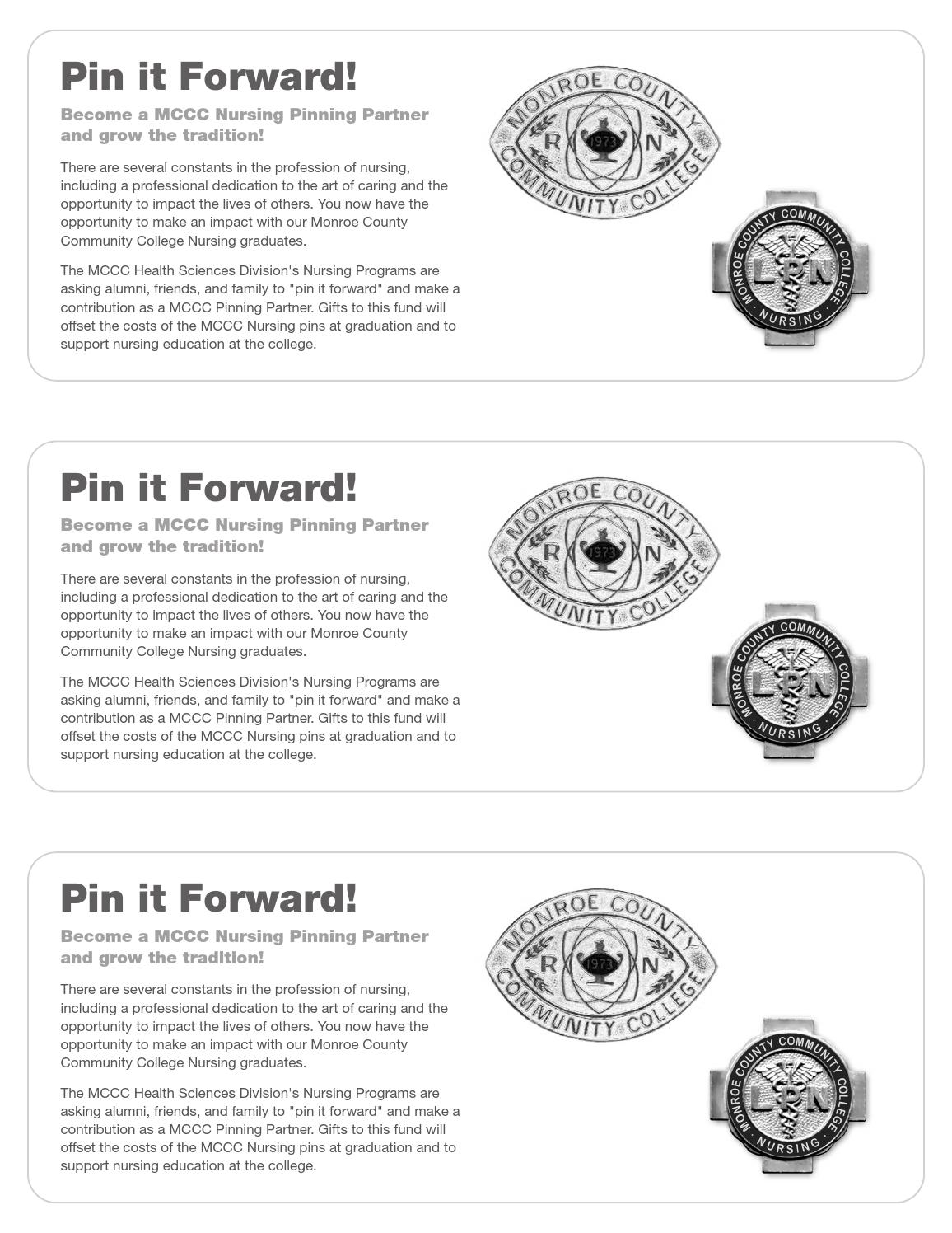 Nursing Pinning Partner Pledge Card by KariJenkins - Issuu