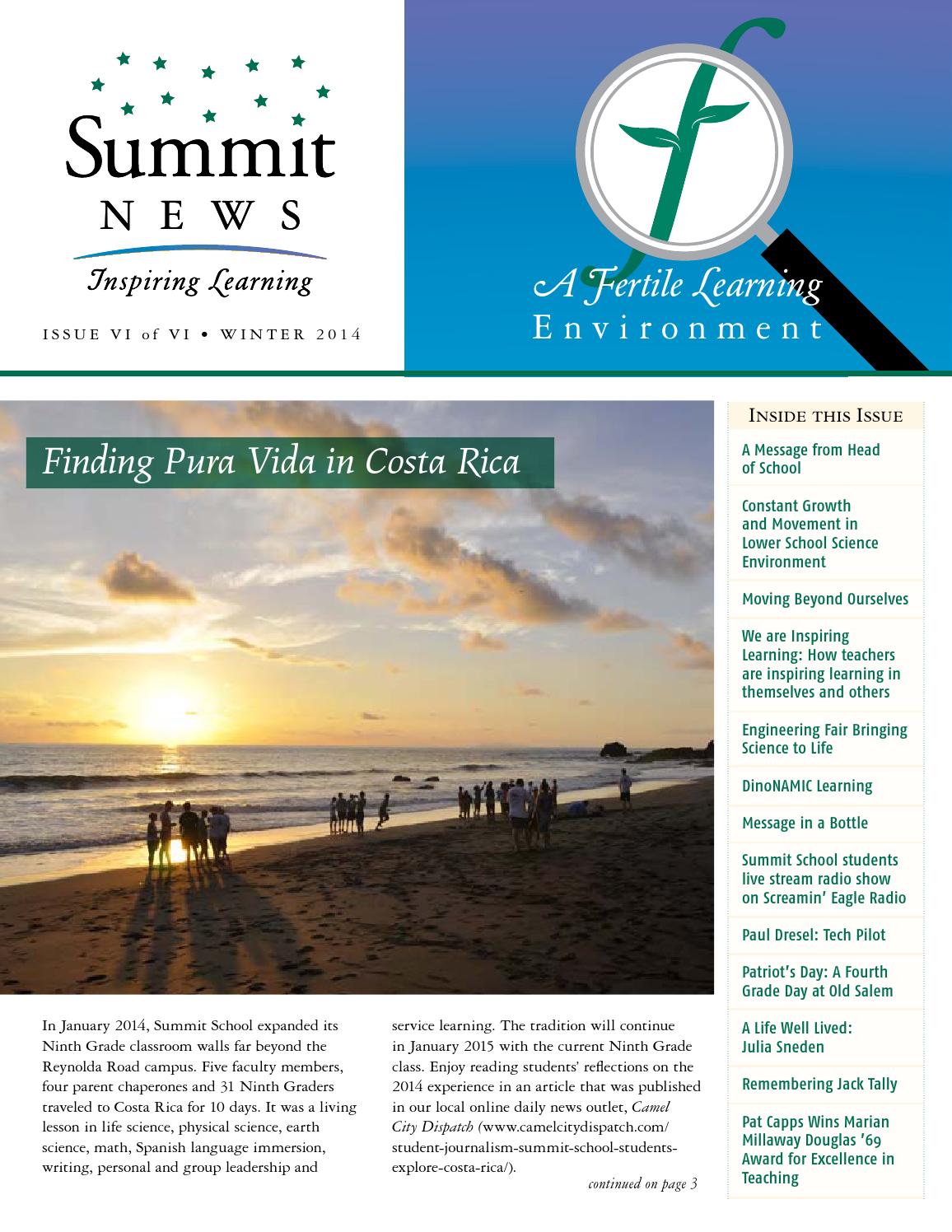Summit News January 2015 by Summit School - Issuu