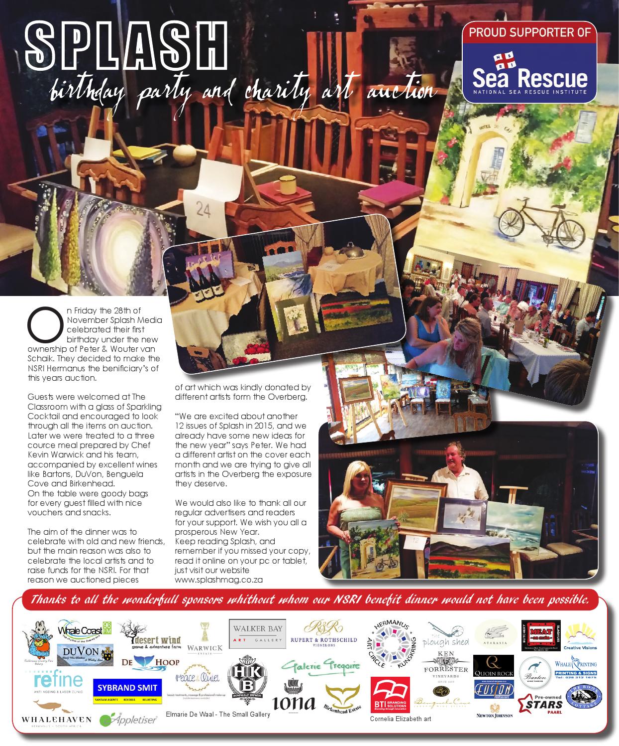 Splash Magazine Overberg - January 2015 by Splash Media - Issuu