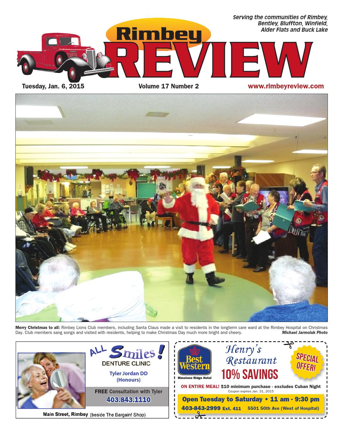 Rimbey Review, January 06, 2015 by Black Press Media Group - Issuu