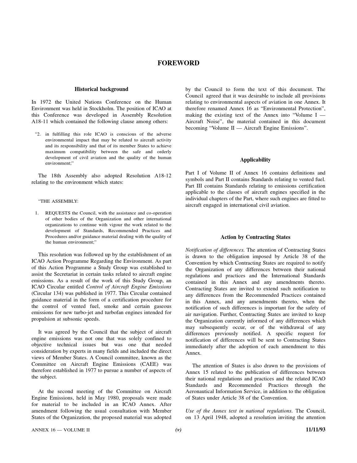 ICAO Annex 16 vol.2 2nd edition by Igli Larashi - Issuu