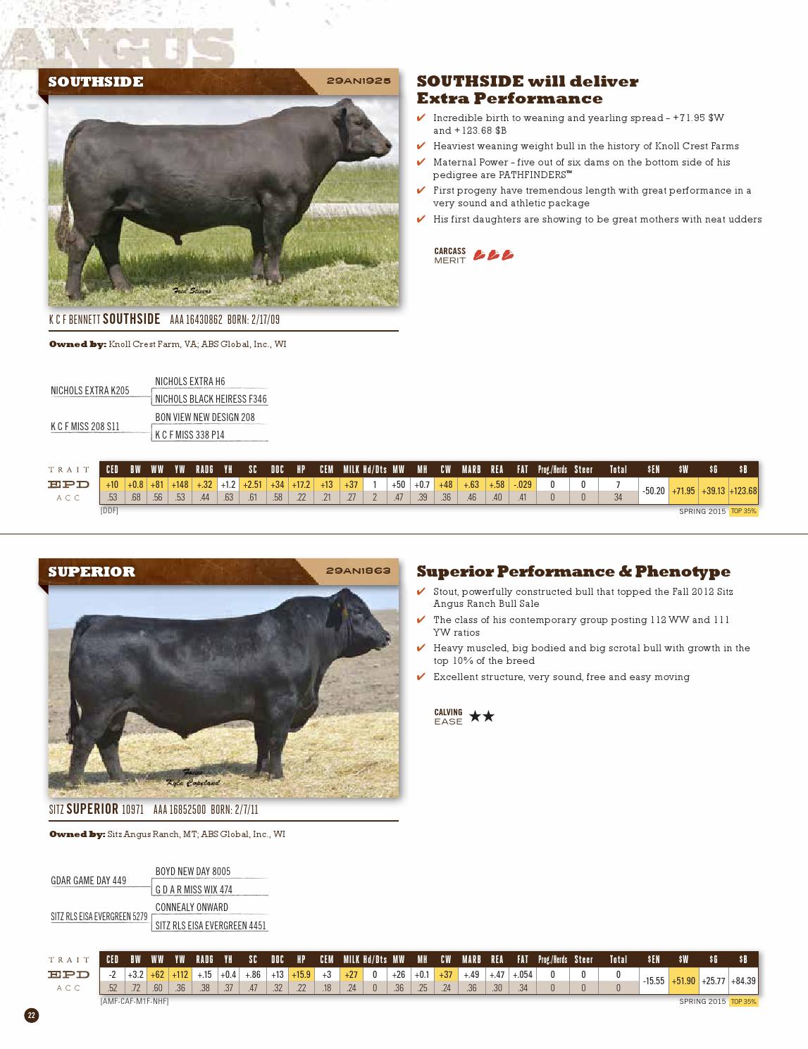 ABS Beef Sire Directory Spring 2015 by ABS Global, Inc. - Issuu