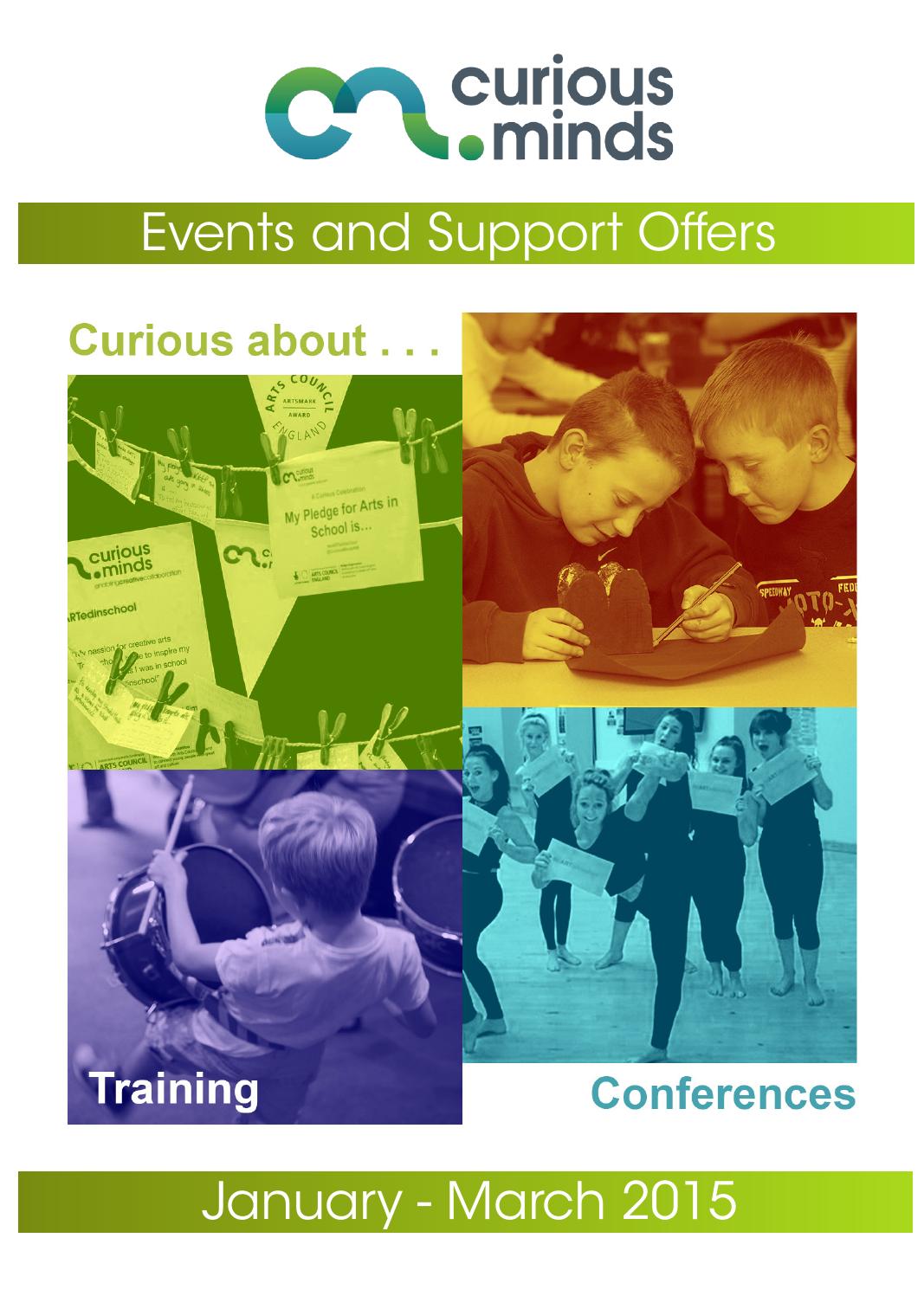 Curious Minds Events Leaflet Jan 2015 by Curious Minds - Issuu