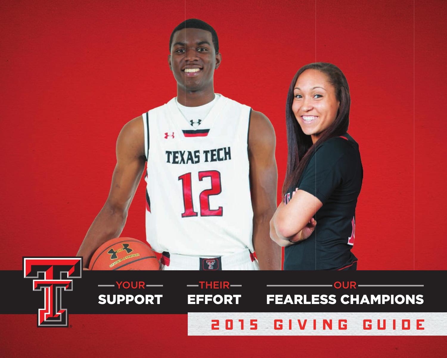 2015 Texas Tech Athletics Giving Guide by Texas Tech Athletics - Issuu