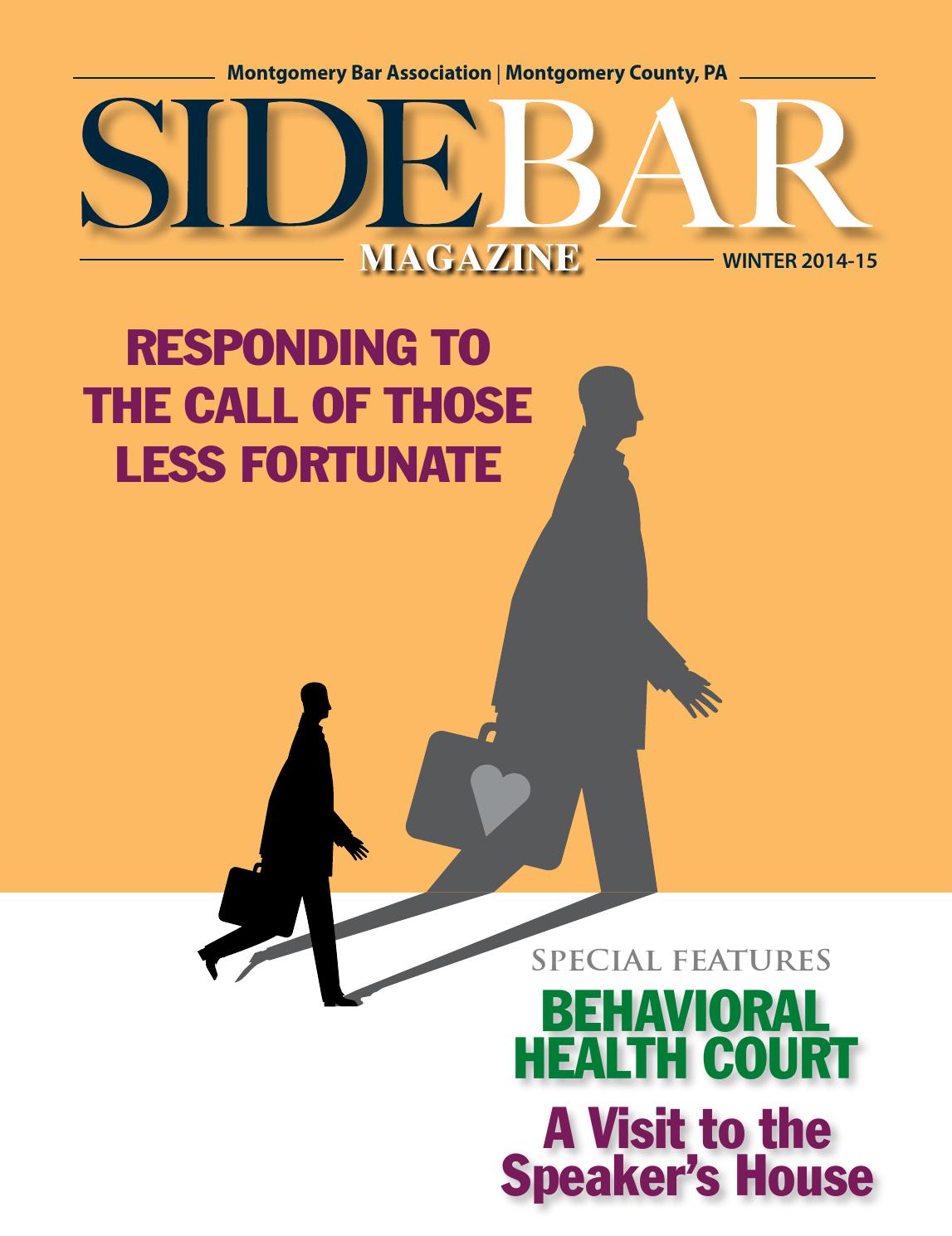 Sidebar Winter 2014-15 by Hoffmann Publishing Group - Issuu