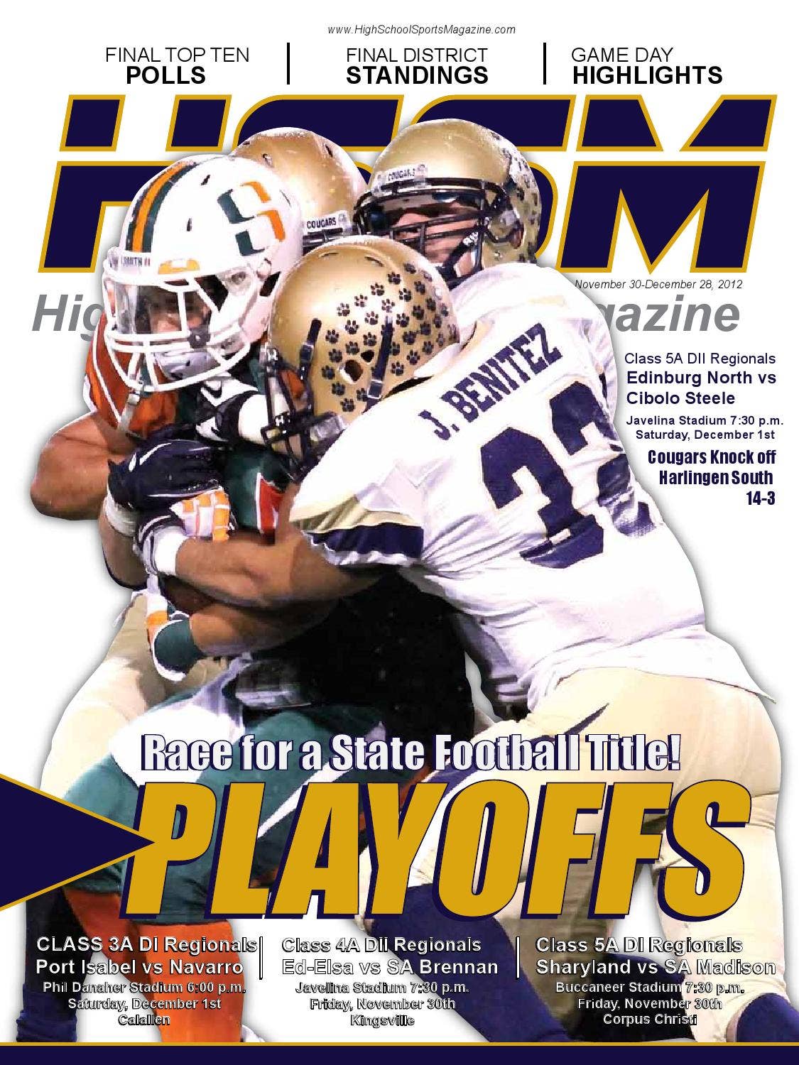 2012nov by High School Sports Magazine - Issuu