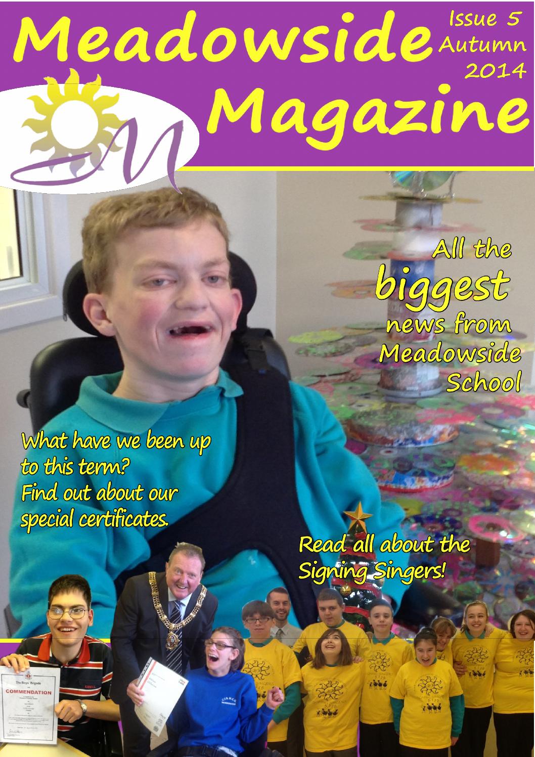 Meadowside magazine Issue 5 Autumn 2014 by Meadowside School - Issuu