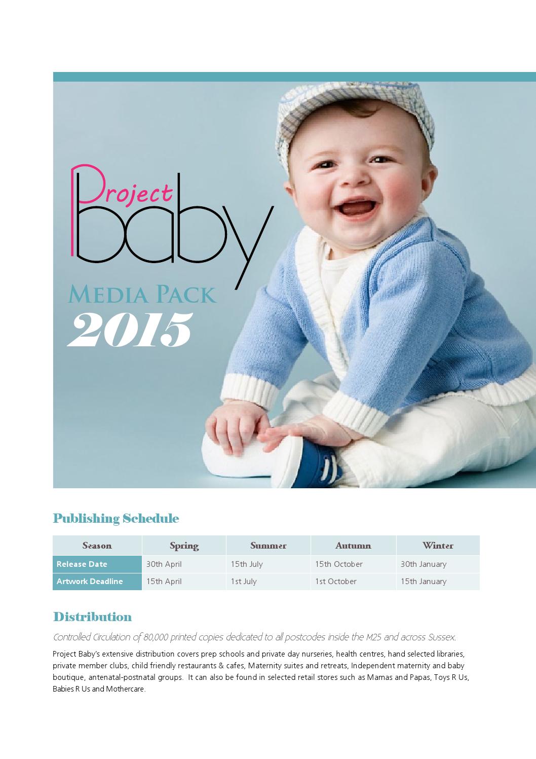 Project Baby Magazine Media Pack 2015 by Project Baby/Rascals Of London ...